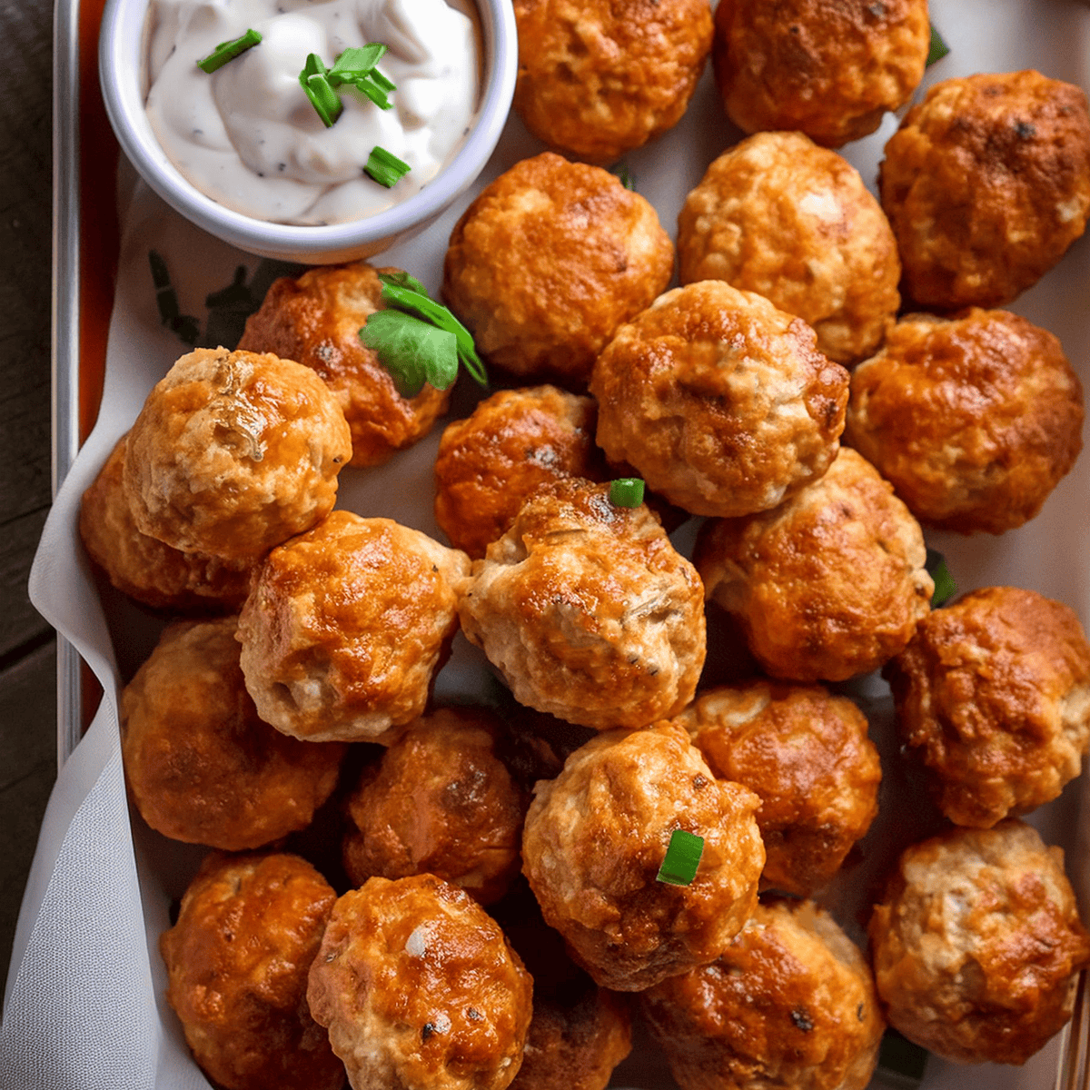 Buffalo Chicken Meatballs - Good Real Food