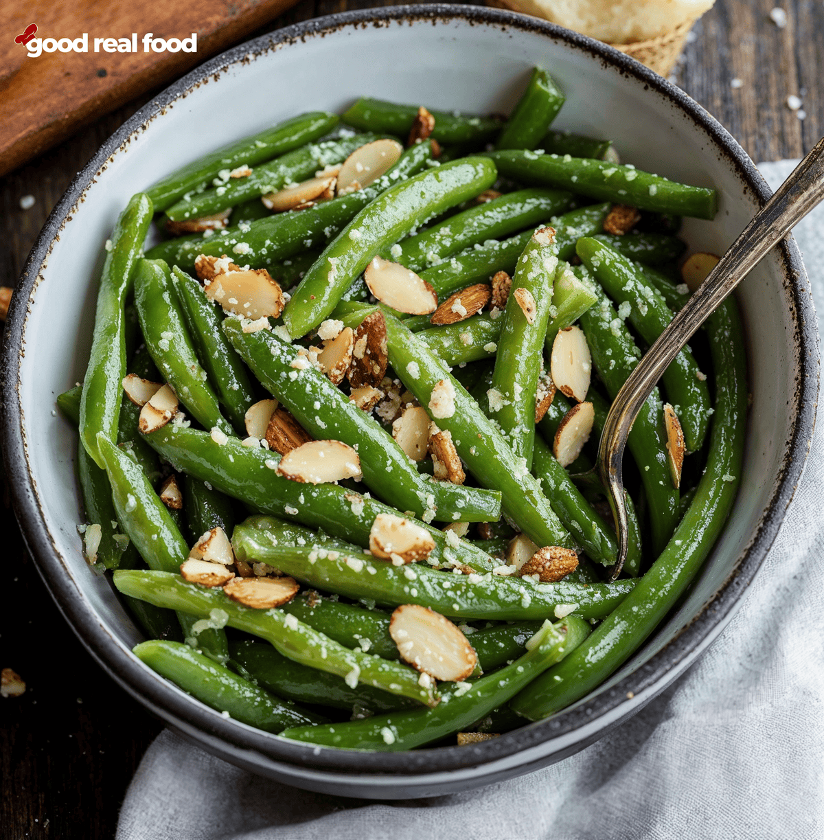 Green Beans Almondine - Good Real Food