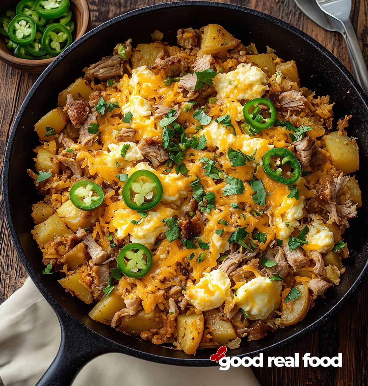 Pulled Pork Hash Breakfast - Good Real Food