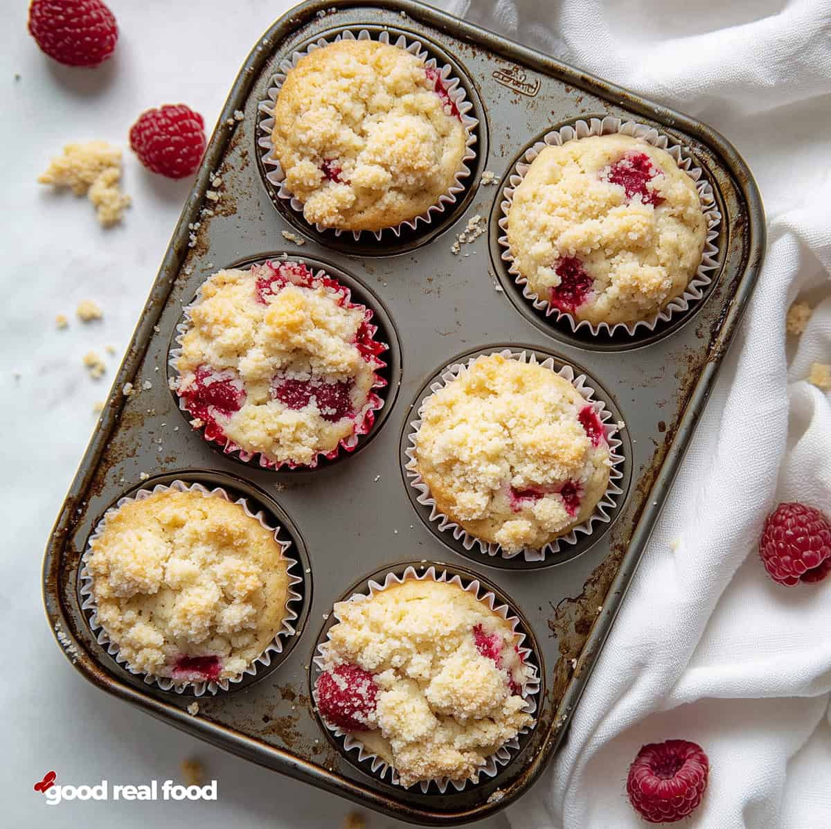Raspberry Muffins - Good Real Food