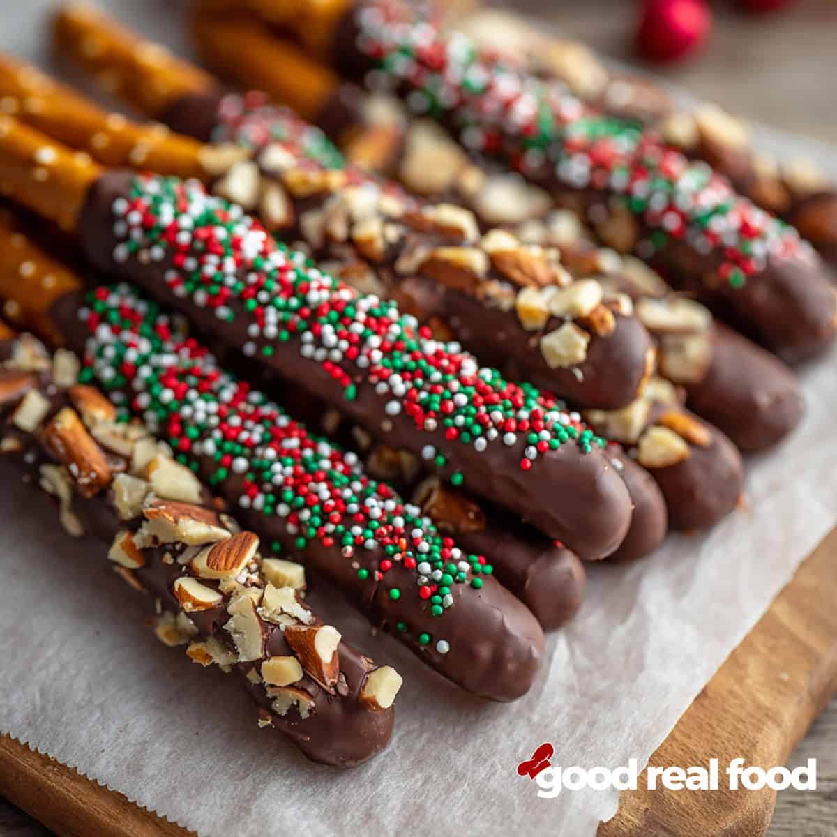 Chocolate Covered Pretzel Rods - Good Real Food