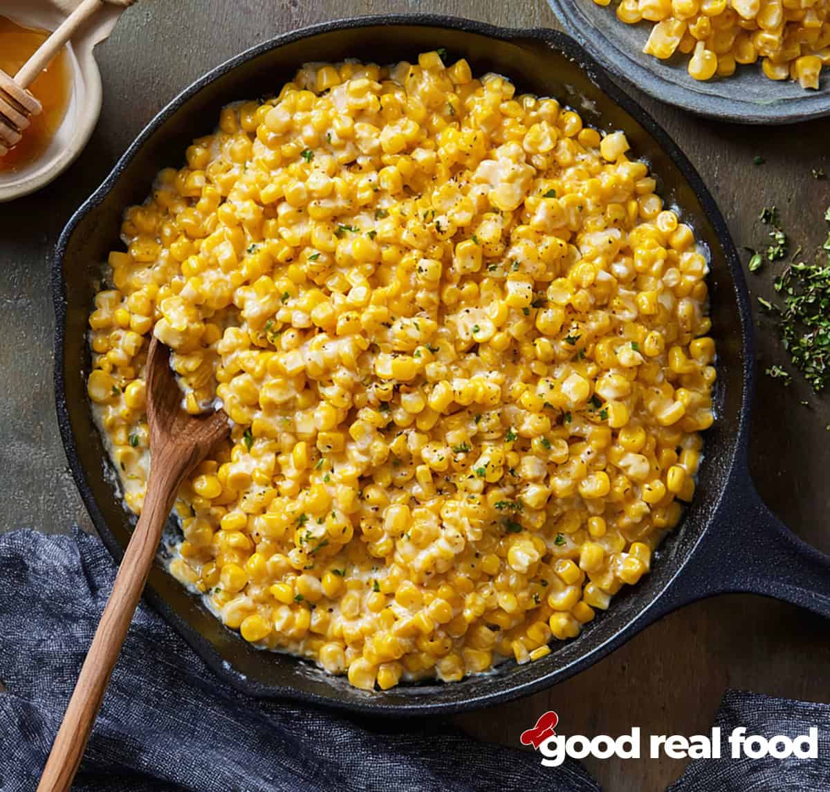 Honey Butter Corn - Good Real Food